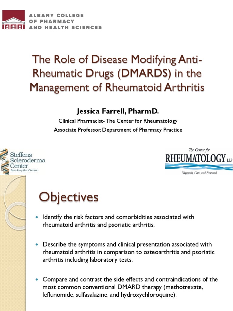 RA Treatment for Pharmacists | PDF | Rheumatoid Arthritis | Tuberculosis