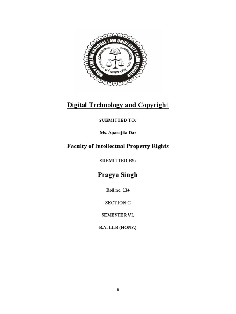 IPR Project | PDF | Copyright Infringement | Digital Rights Management