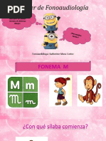 Cuadernillo Fonema M | PDF | Fonología | Fonética