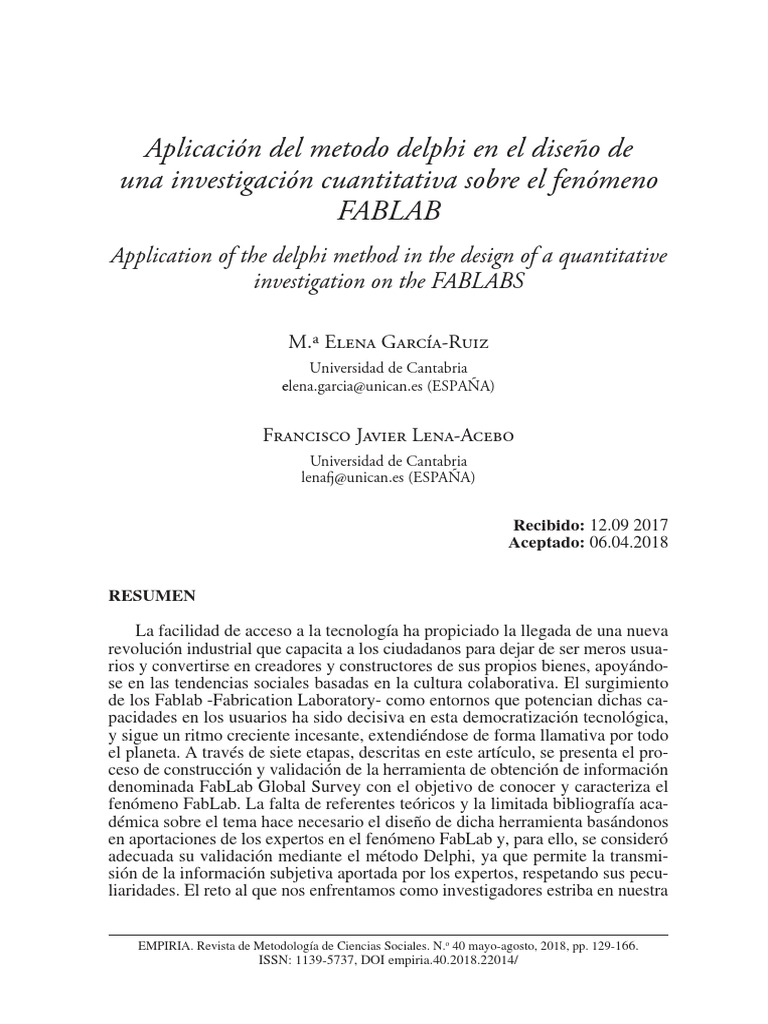 Metodo Delphi | PDF | Science | Informática y tecnología de la información