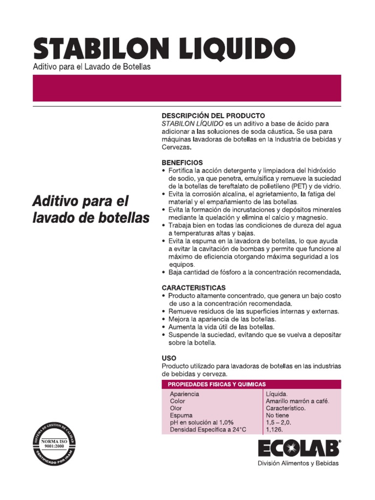 Stabilon-Liquido FT PDF | PDF