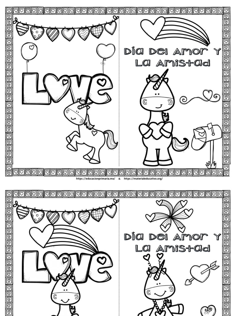 Actividades para El Dia Del Amor y La Amistad | PDF | Red mundial ...