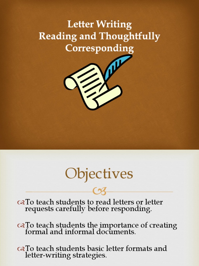 Letter Writing | PDF | Communication | Written Communication