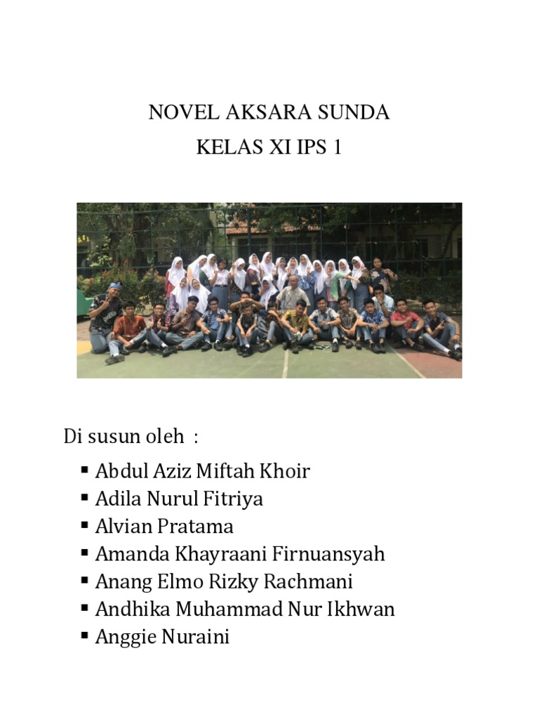 Novel Aksara Sunda Kelas Xi Ips 1 | PDF