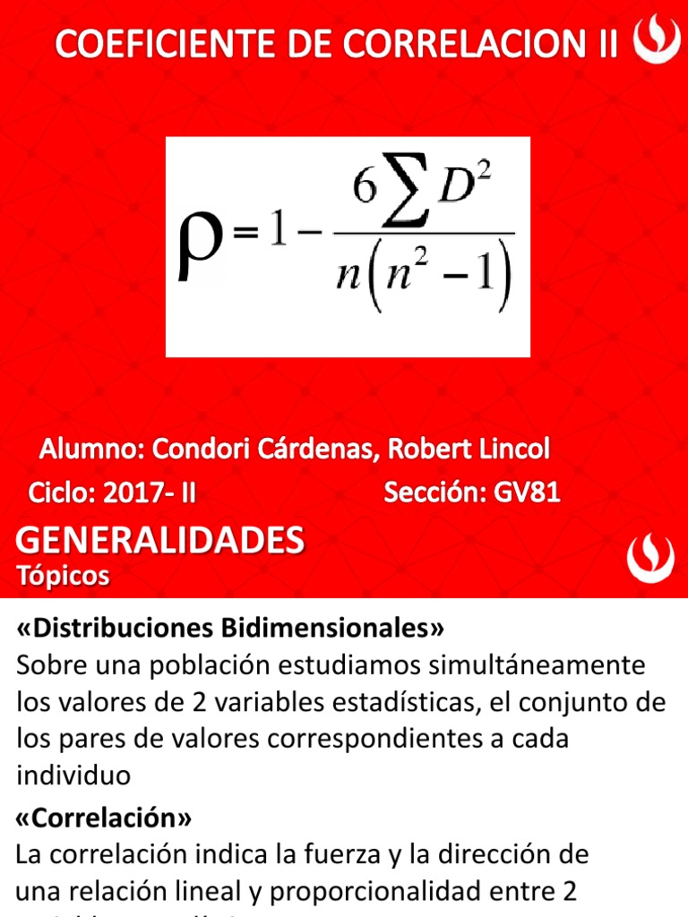 Coeficiente de Correlación | PDF | Correlación y dependencia | Regresión lineal