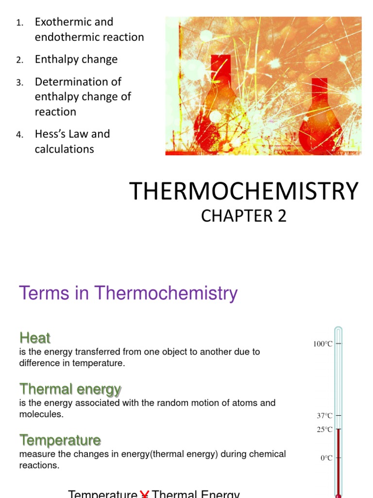 Chapter 2 Thermochemistry Chm271 | PDF | Salt (Chemistry) | Enthalpy