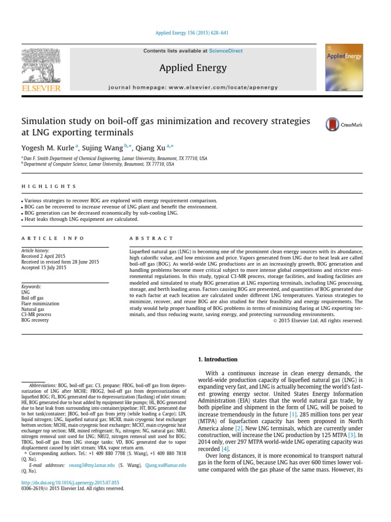 Boil-Off Gas Calculations | PDF | Liquefied Natural Gas | Natural Gas