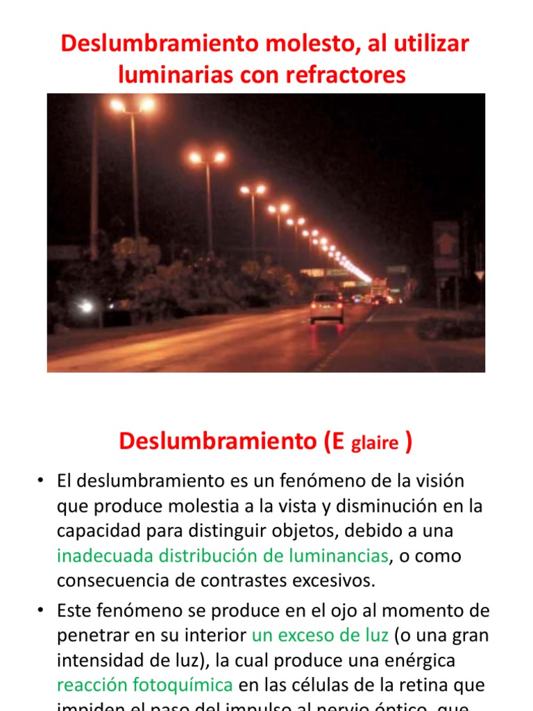 Ilum Exte Deslumbramiento | PDF | Percepción visual | Ojo humano