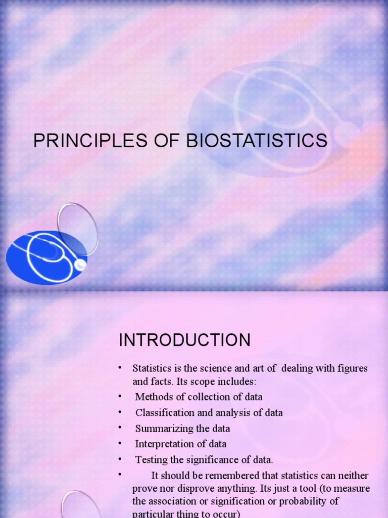 Bio Statistics | PDF | Statistics | Level Of Measurement