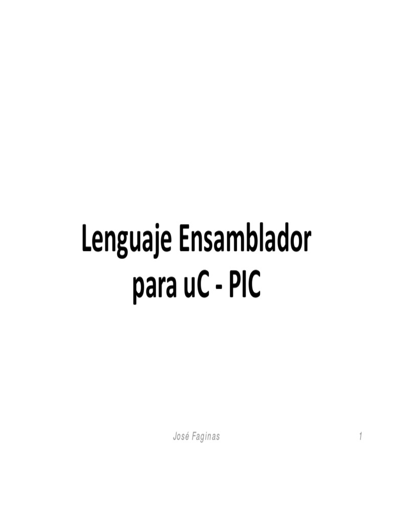 Assembler | PDF | Lenguaje ensamblador | Programa de computadora