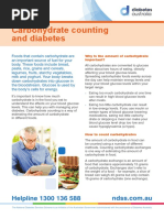 CHO Counting for Diabetes Management | PDF | Carbohydrates | Foods