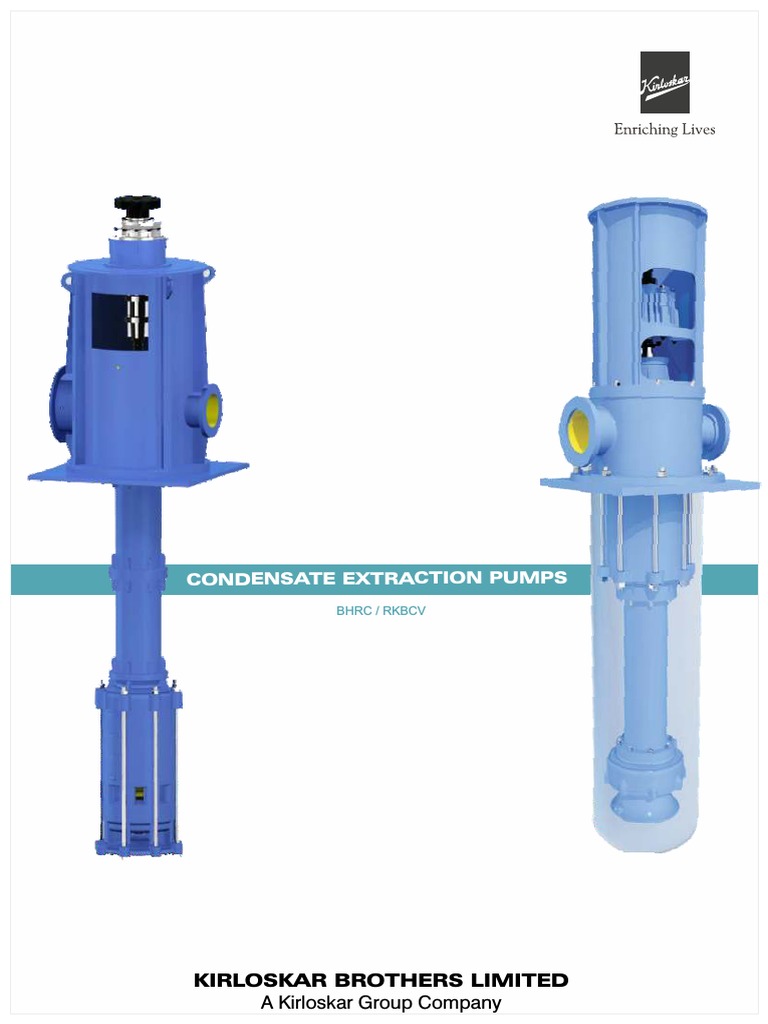 Condensate Pumps for Power Plants | PDF | Mechanical Engineering | Machines