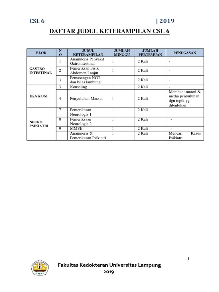 (Unlock) Buku Panduan CSL 6 2019 PDF | PDF | Kesehatan Holistik
