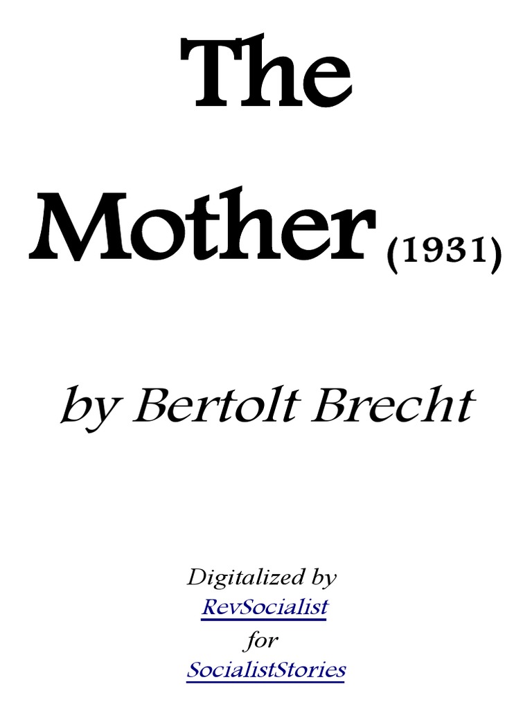 Brecht's The Mother (1931) PDF | PDF | Art | History