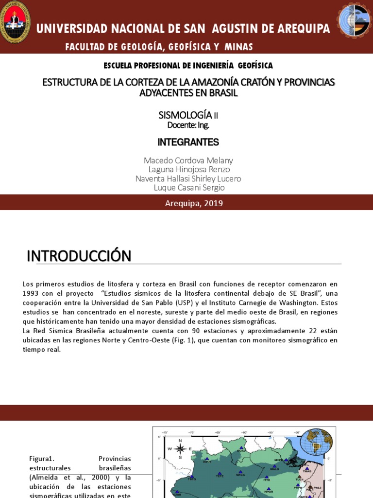 Craton de Brasil | PDF | Corteza (Geología) | Brasil