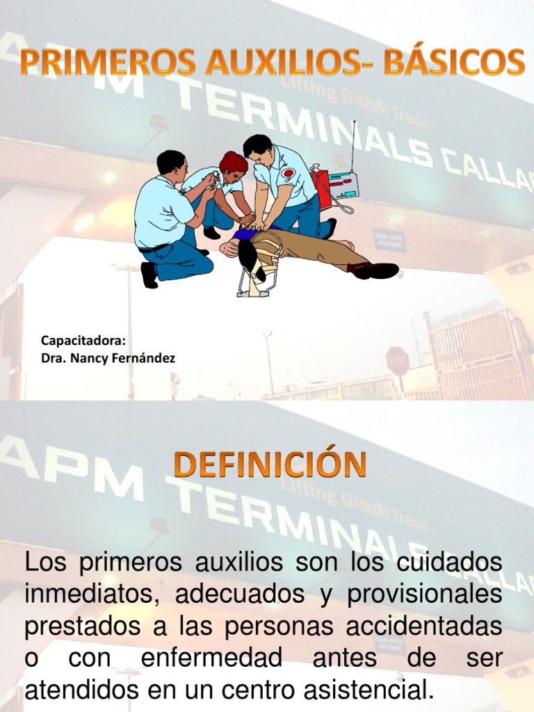 Primeros Auxilios Basicos PDF | PDF | Reanimación cardiopulmonar | Especialidades Medicas