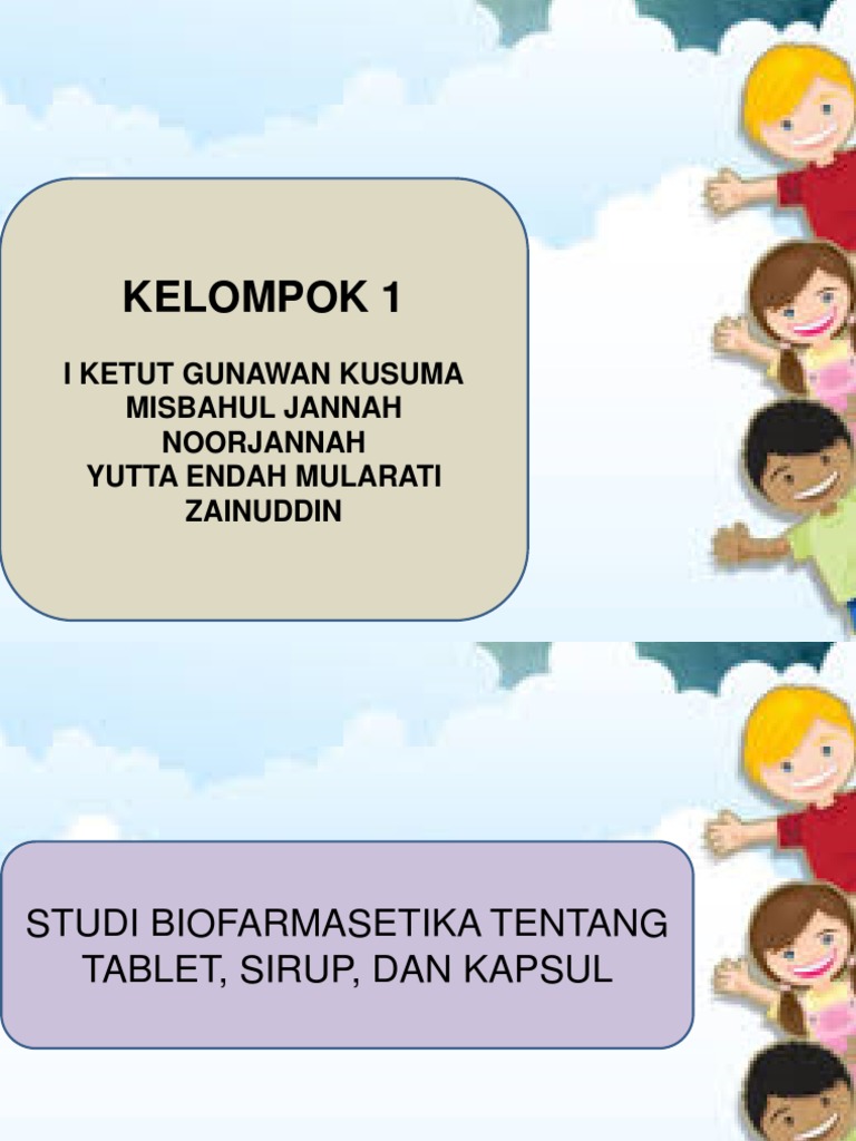 Sediaan Tablet, Kapsul, Sirup | PDF