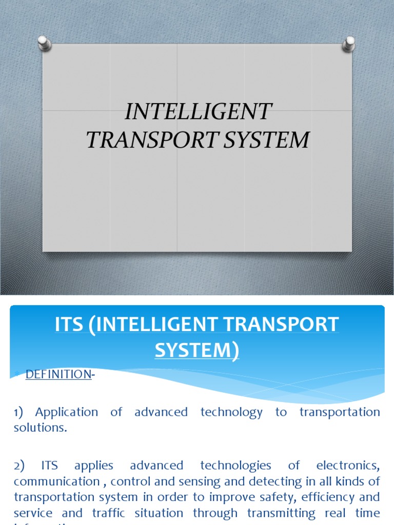ITS Project 102 | PDF | Traffic | Road Traffic Safety