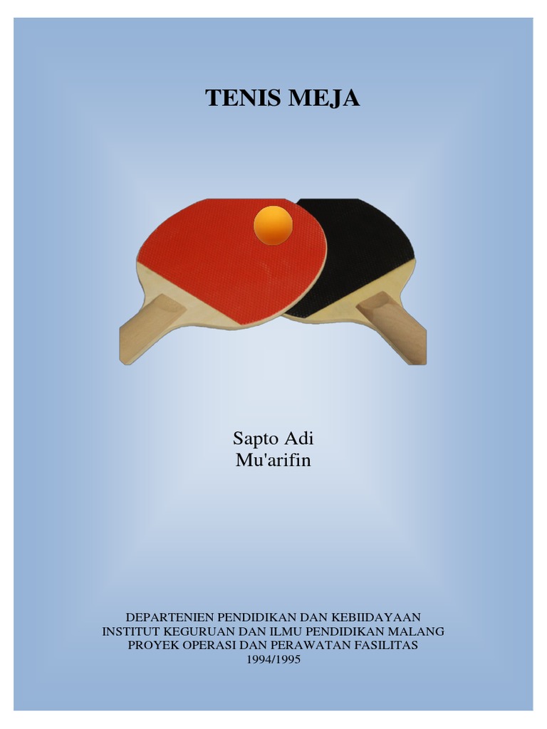 Buku Tenis Meja PDF | PDF