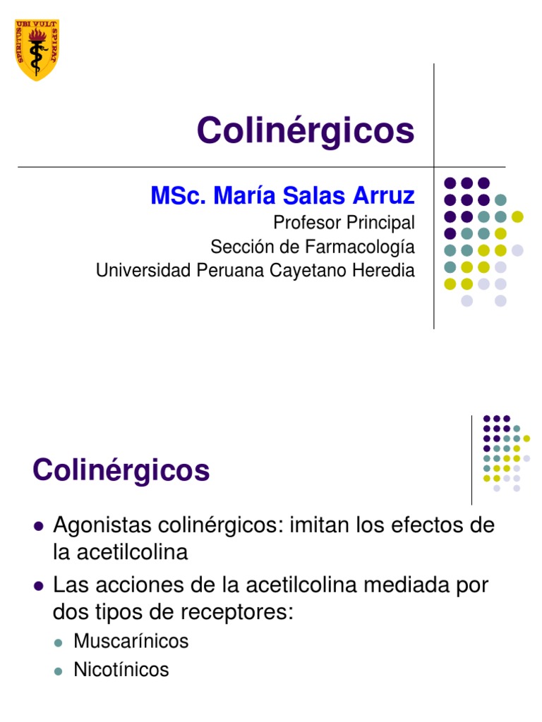 Colinergicos y Anticolinergicos 2011 PDF | PDF | Acetilcolina ...