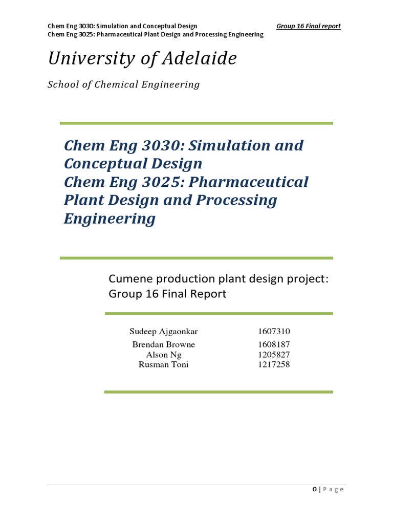 Group 16 Final Design Report Example2 PDF | PDF | Chemical Reactor ...