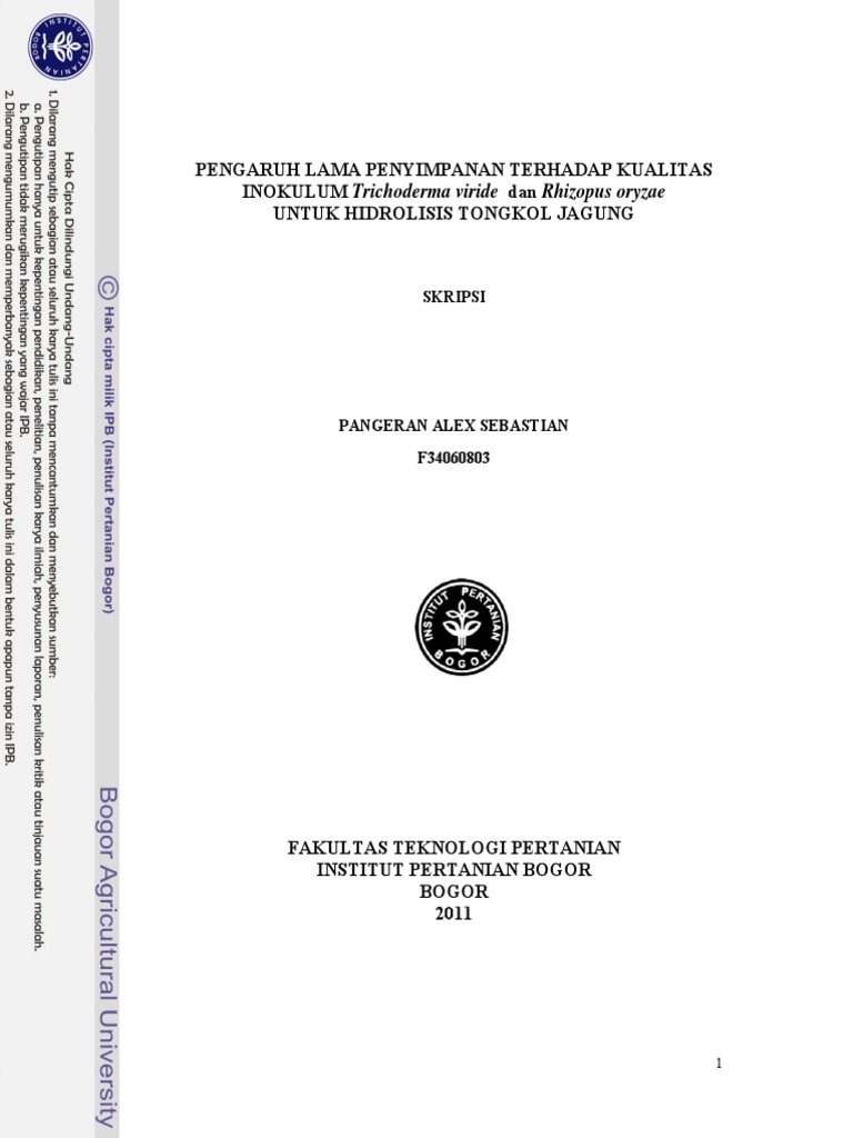 Inokulum Penyimpanan & Kualitas | PDF | Nature