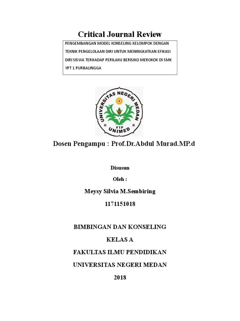 CJR Model Konseling | PDF