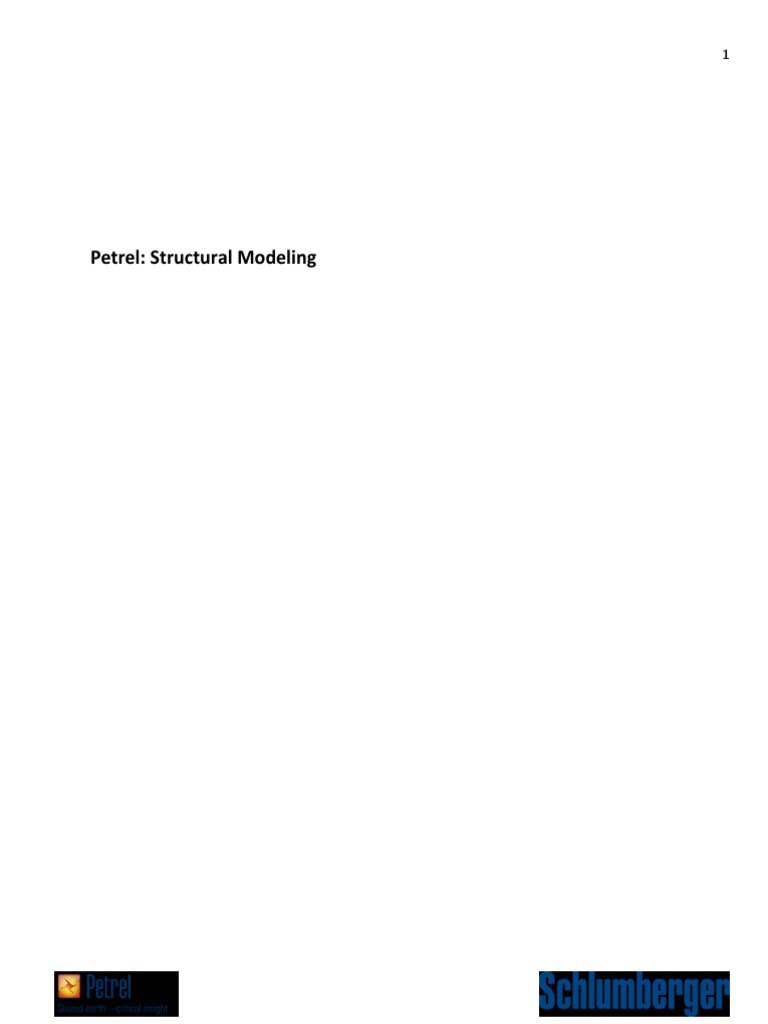 PETREL 1 Structural Modeling PDF | PDF | Data Analysis | Icon (Computing)