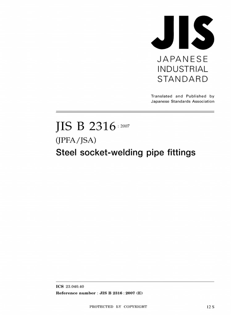 Jis B 2316 | PDF