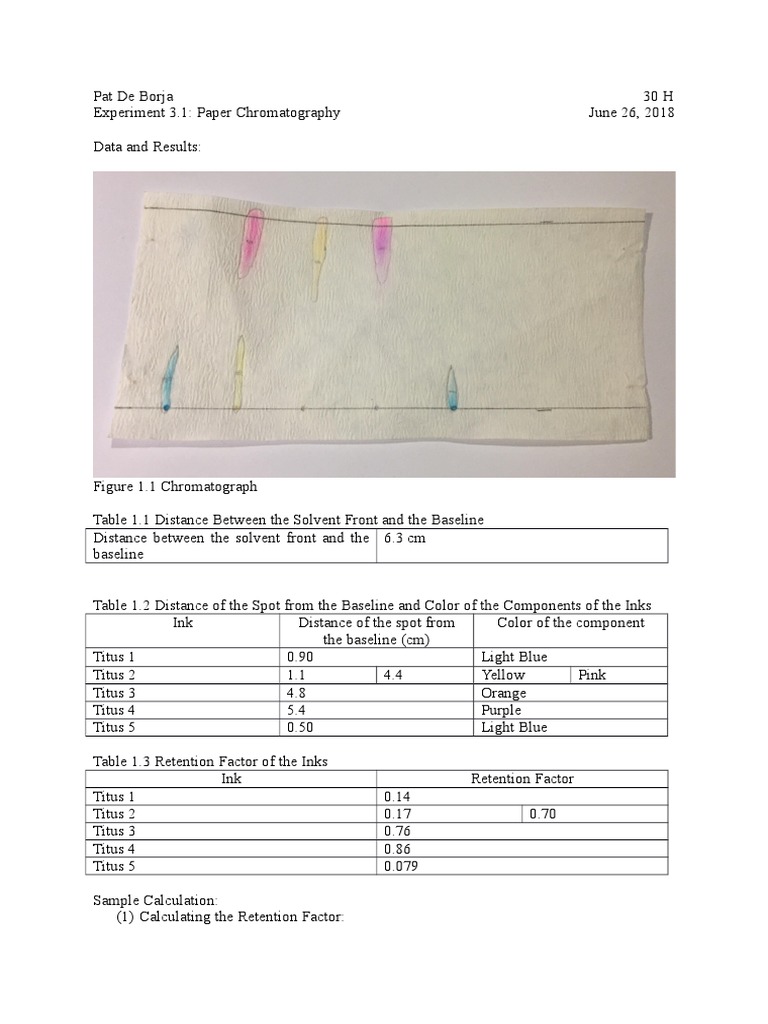 Paper Chromatography: Preparation of Hand Cream | PDF | Chromatography ...