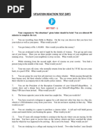 PPDT Sample Answer Sheet | PDF | Self-Improvement