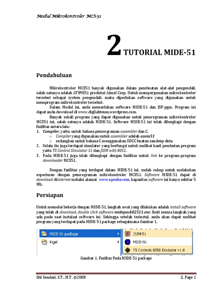 2 Tutorial MIDE 51 PDF | PDF