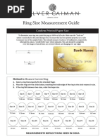 Tiffany Ring Size Guide | PDF