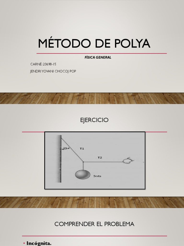 Método de Polya | Descargar gratis PDF | Física | Mecánica