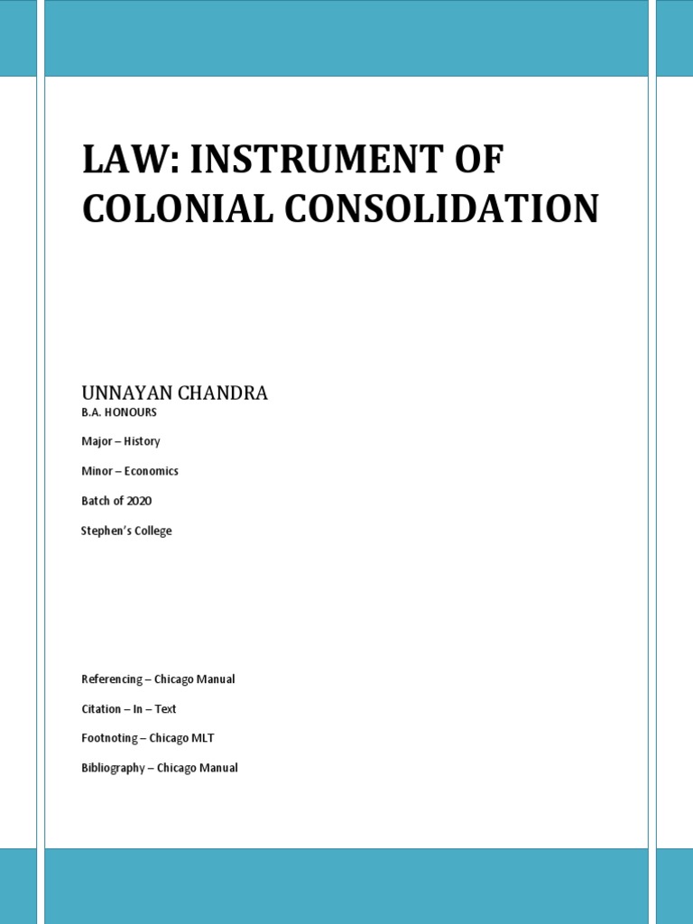 LAW: Instrument of Colonial India | PDF | Judiciaries | British Raj