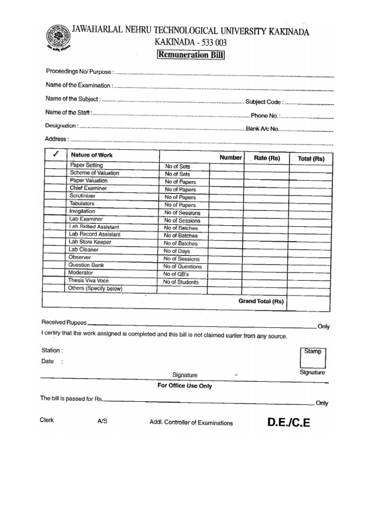 Remuneration Bill | PDF