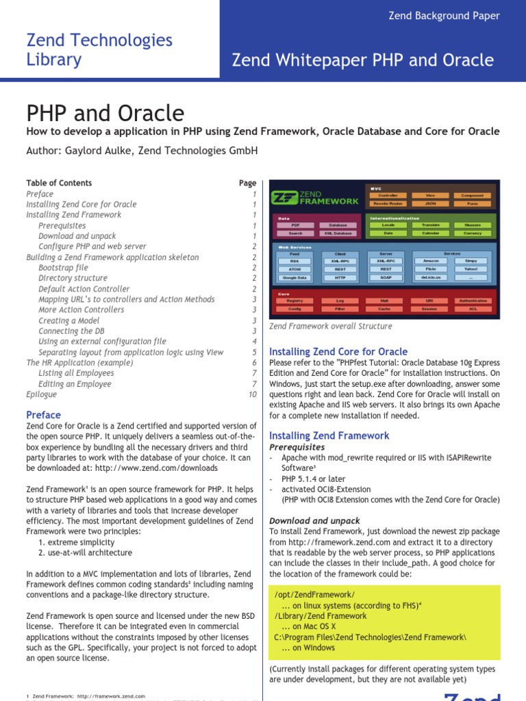 Oracle And Php Pdf Php Oracle Database