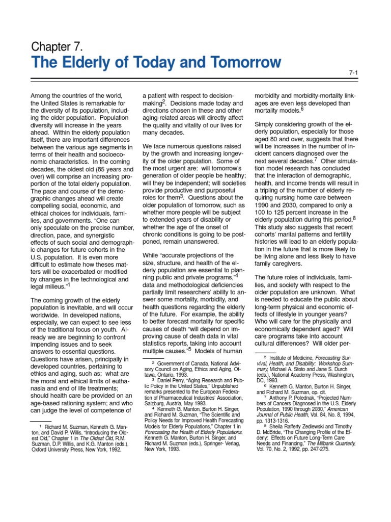 Elderly Baby Boomers | PDF | Old Age | Ageing