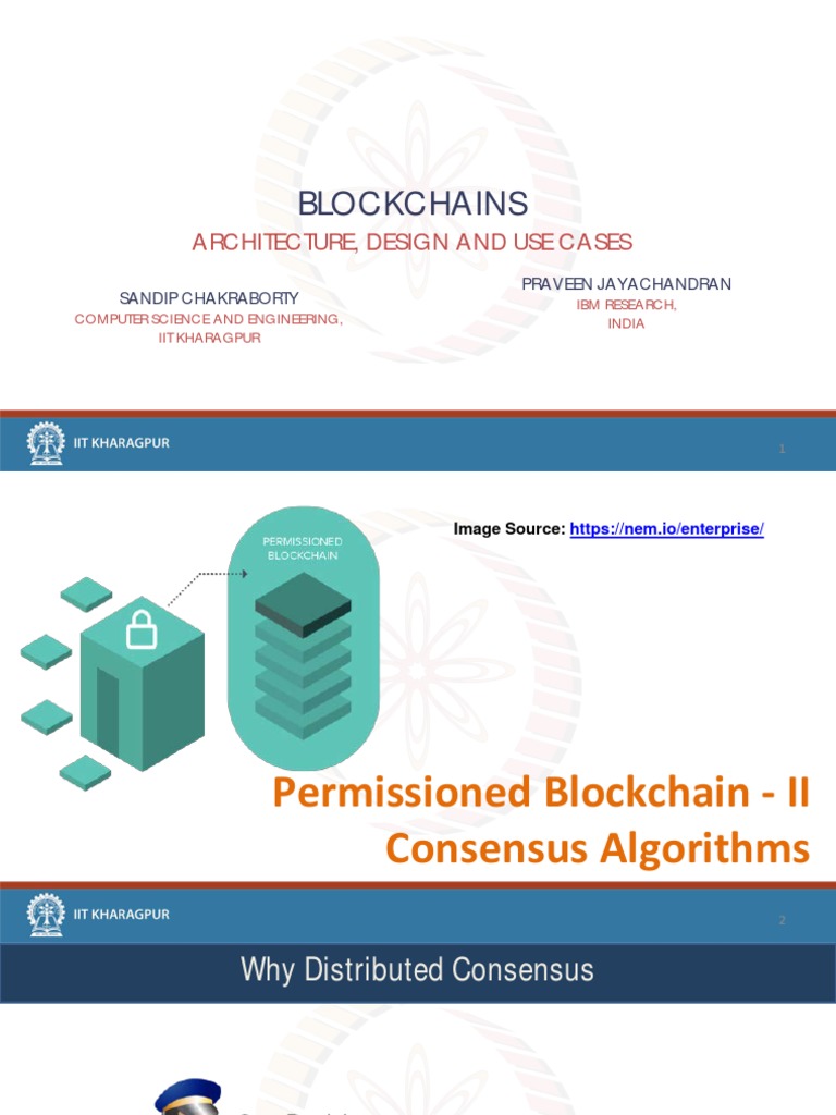 Blockchains: Architecture, Design and Use Cases | PDF | Concurrency ...