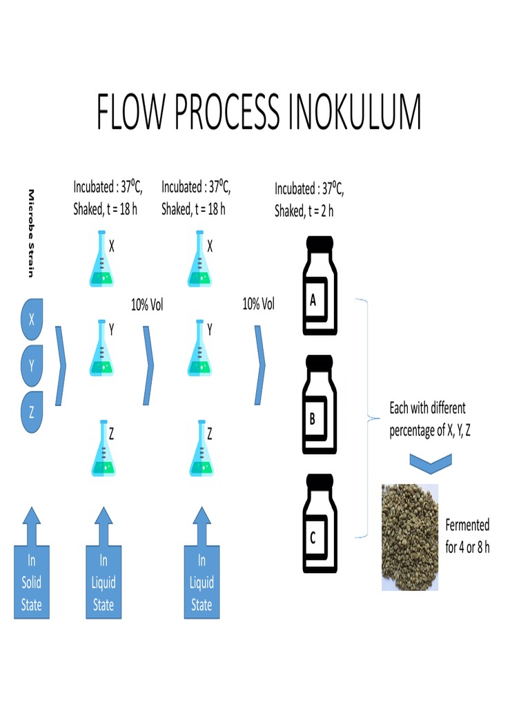 Flow Proses Inokulum | PDF | Chemical Engineering | Chemistry