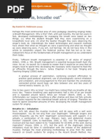 The Vocal Lesson Plan | PDF | Singing | Larynx