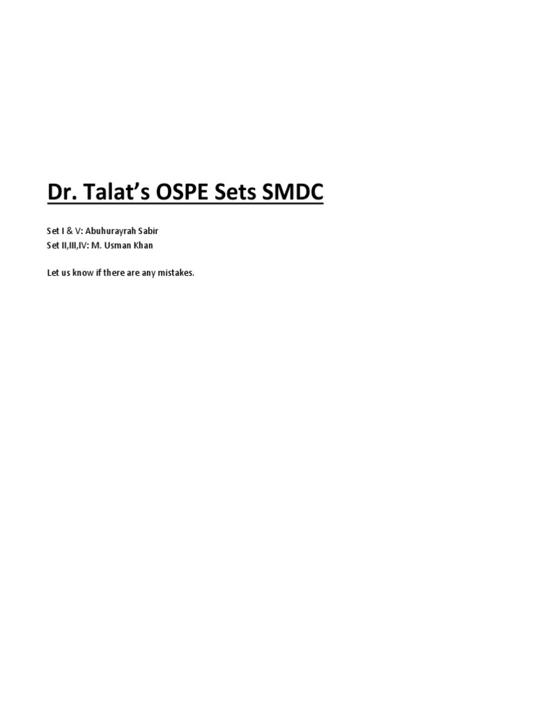 Surgery - OSPE - Dr. - Talat - With - Bookmarks - PDF Filename - UTF-8''Surgery OSPE (Dr. Talat ...