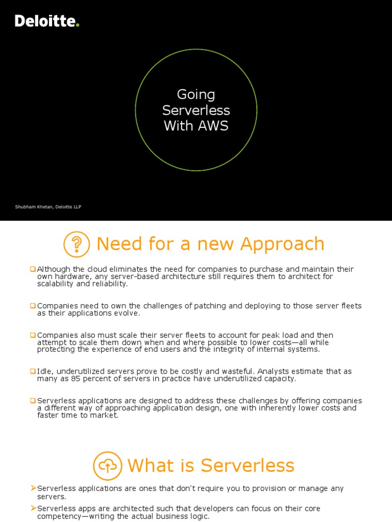 Going Serverless With Aws 2 Pdf Anonymous Function Subroutine