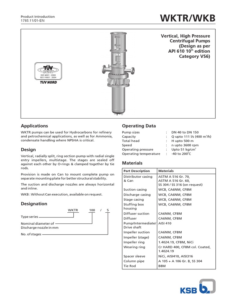 VS6 | Bearing (Mechanical) | Pump