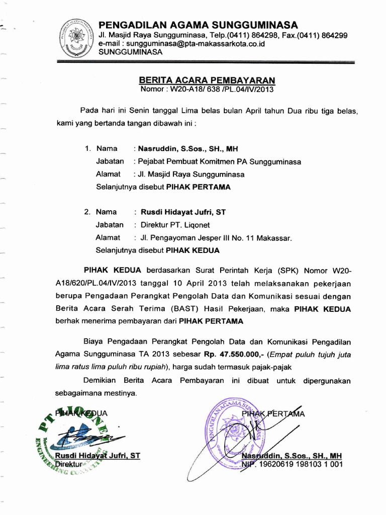 PSAK 45 Contoh Laporan Posisi Keuangan | PDF