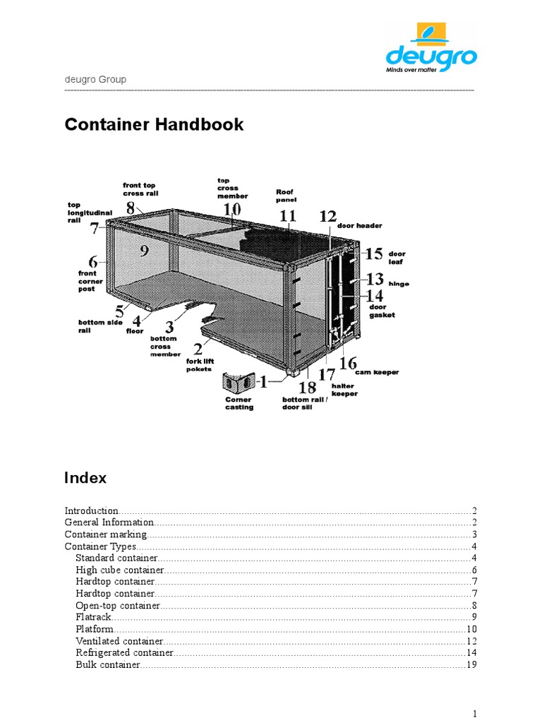 Containers Handbook | PDF | Thermal Expansion | Refrigeration