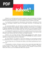 Kahoot! Guide for Teachers | PDF | Distance Education | Computing