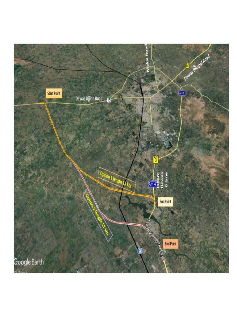 Dewas Ujjian Road: Start Point | PDF
