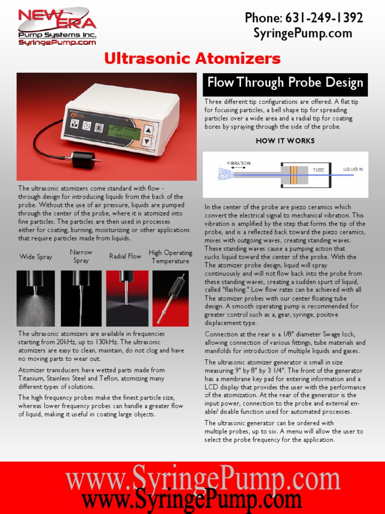 NM-A362 Rev 1.0 Ultrasonic Atomizer | PDF | Ultrasound | Liquids