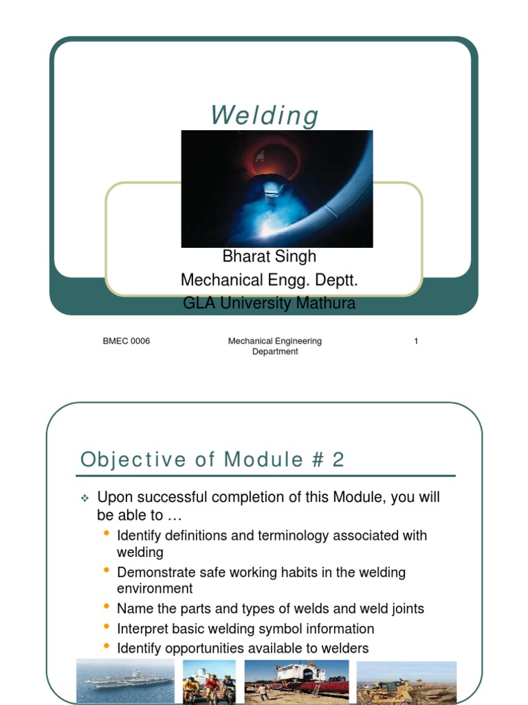 Welding Module #2 PDF | PDF | Welding | Construction
